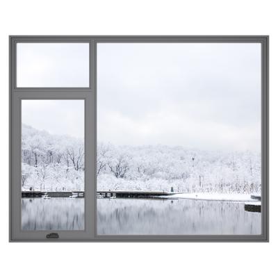China Australia Major Aluminum Crank Windows With Movable Mosquito Net for sale