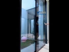 decorating internal partition sliding doors 6063-t5 silent operation single glass