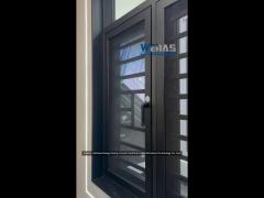 6063-t5 double glazing existing aluminium windows anti mosquito casement windows