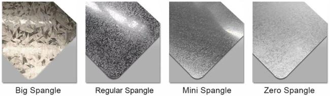 Hot Dipped Galvanized Steel Coil G300 / G450 / G550, Regular Spangle, Z120