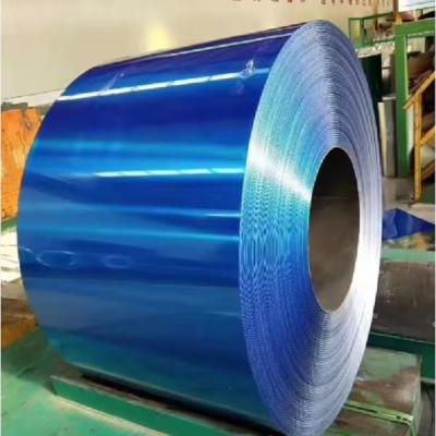 China Bobina in acciaio PPGI da 0,44 mm con rivestimento colorato in alluminio e zinco per coperture for sale
