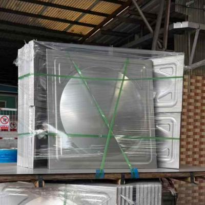 China 304 Stainless Steel Customizable Modular Square Water Storage and Insulation Water Tank for sale