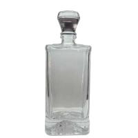 China Clear Thick Wall Glass Bottle Custom Shape for Beverage Packaging for sale