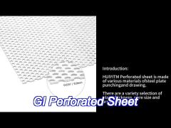 1mm stainless steel perforated metal sheet 304 316 for industry
