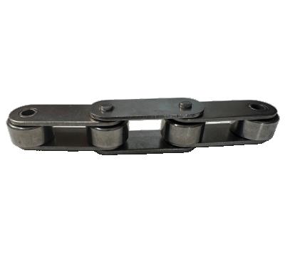 China 304 or 316 Stainless Steel C2060 C2060SS Double Pitch Chain with 38.1 mm Pitch for Corrosion Resistant Conveyor Applications for sale
