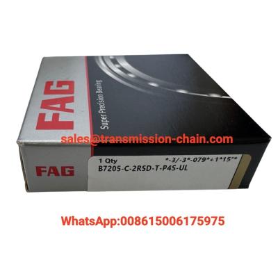China Germany Origin FAG B7205-C-2RSD-T-P4S-UL Super Precision Angular Contact Ball Bearing with 15 Degree Contact Angle 25 x 52 x 15 mm for sale