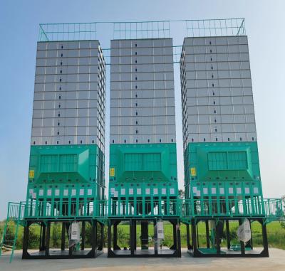 Chine 30 tonnes de séchoir à riz vertical extérieur avec système de lot de circulation à vendre