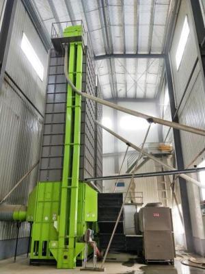 China Biomass Furnace Drive Grain Dryer Machine 20 Tons / Batch Type Mechanical Grain Dryer for sale