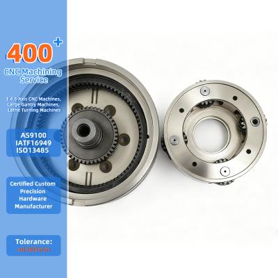 China Custom Mechanical Assembly Service 400 CNC Machines Steel Carburizing Quenching Worm Gearbox for sale