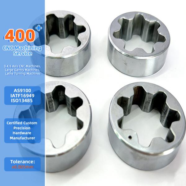 Quality High Efficiency Custom CNC Machining Service Steel Oil Pump Gear Polished for sale