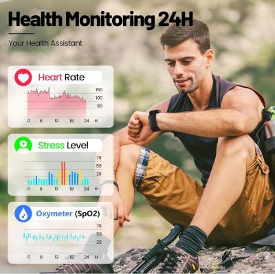 Cina Smartwatch with Heart Rate, Sleep and Blood Oxygen Monitor,24/7 Heart Rate Auto Image Correction，Dynaudio Speakers in vendita