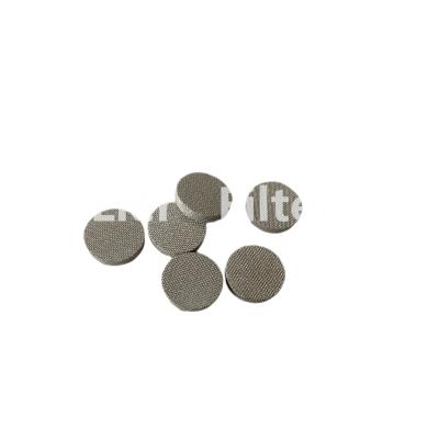 Cina 304 acciaio inossidabile Mesh Filter Perforated Silver Color sinterizzato in vendita