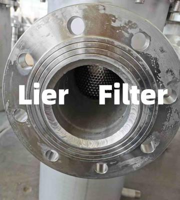 Cina DN100 S304 Metal Industrial Basket Strainer 200um For Chemical Industry in vendita