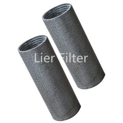 China Large Flow 0.2um-120um Pore Sintered Metal Filter Elements Corrosion Resistant for sale