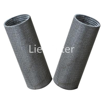 China Large Flow 0.2um-120um Pore Sintered Metal Filter Elements Corrosion Resistant for sale