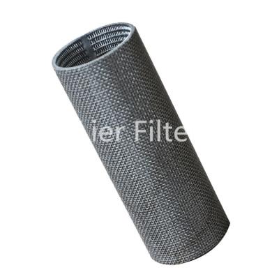 China Large Flow 0.2um-120um Pore Sintered Metal Filter Elements Corrosion Resistant for sale