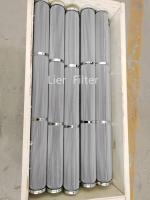 China High Temperature Liquid Pleated Filter Element 0.3-180μm 30-90MPa Stainless Steel for sale
