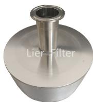China Stainless Steel Cone Filter Element 304 316L 1-5 Layers Custom Micron 0.2mm-2mm for sale