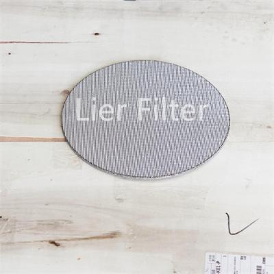 China 1.7mm het Dikke Gesinterde Mesh Filter High Strength Round Element van de Metaalfilter Te koop