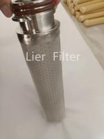 China Multi Layer 1.7mm Thick 316L Stainless Steel Wire Mesh Filter Element for Oil Refining for sale