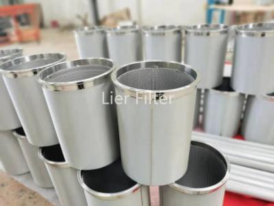 Cina 10-300 canestro industriale del filtro da acciaio inossidabile dei fori per filtrazione dell'acqua in vendita