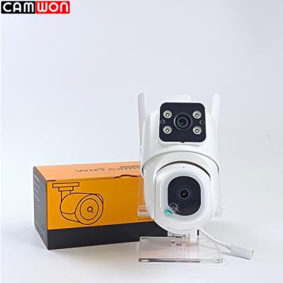 China 6MP Multiple Lens Camera Motion Tracking Wireless WiFi Outdoor Camera 2.4Ghz for sale