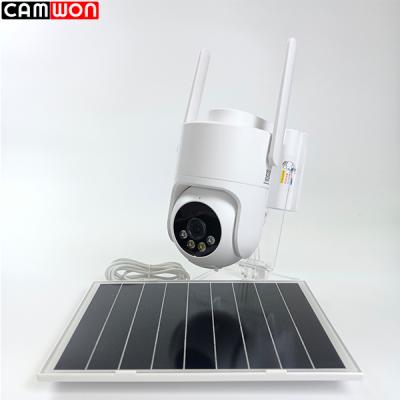 China 2K 4G Solar Camera Smart PTZ Home Security Camera Wireless 24h Recording for sale