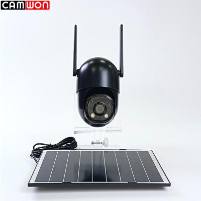 China 8MP Wireless Outdoor Solar Camera 2.4Ghz 5Ghz 24 Hours Security Camera With 8w Solar Panel for sale