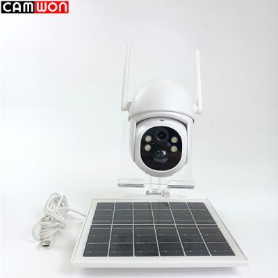 China Tuya Wireless Wifi 365 Days 4MP Mini Solar Camera Outdoor HD Security PTZ Camera for sale
