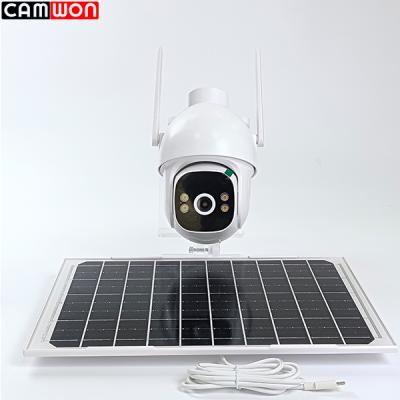China 4G AOV Solar Camera Night Vision Humanoid Tracking Camera 3MP With Solar Panel for sale