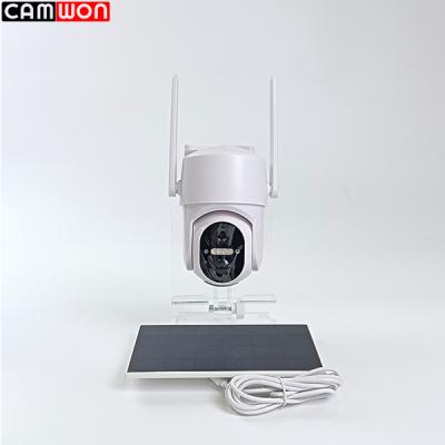 China 2MP Solar Powered CCTV Outdoor Wireless WIFI Two-Way Audio Wide-Angle Camera for sale