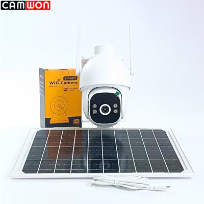 China AOV 24/7 Recording Solar Camera 3MP Solar Powered Outdoor Security Camera for sale