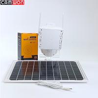 China AOV 24/7 Recording Solar Camera 3MP Solar Powered Outdoor Security Camera 15600mAh for sale