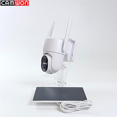 China Weatherproof 4G Solar Camera 2MP Full Color Night Vision Security Camera for sale