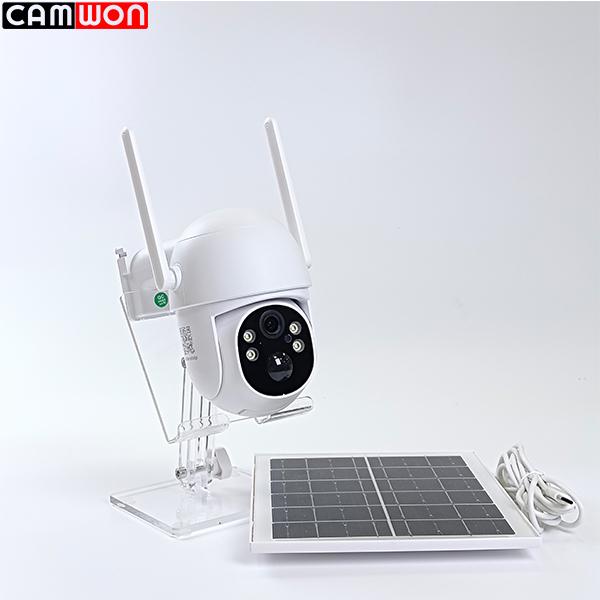 Quality 4G Vsim / eSim Solar Cellular Security Cameras 9000mAh 5W Solar Panel CCTV Camera for sale