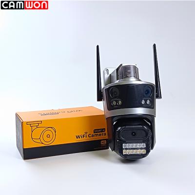 China 9MP 3 Lens CCTV Camera 8x Zoom Waterproof Security Camera With A Wide Viewing Range for sale