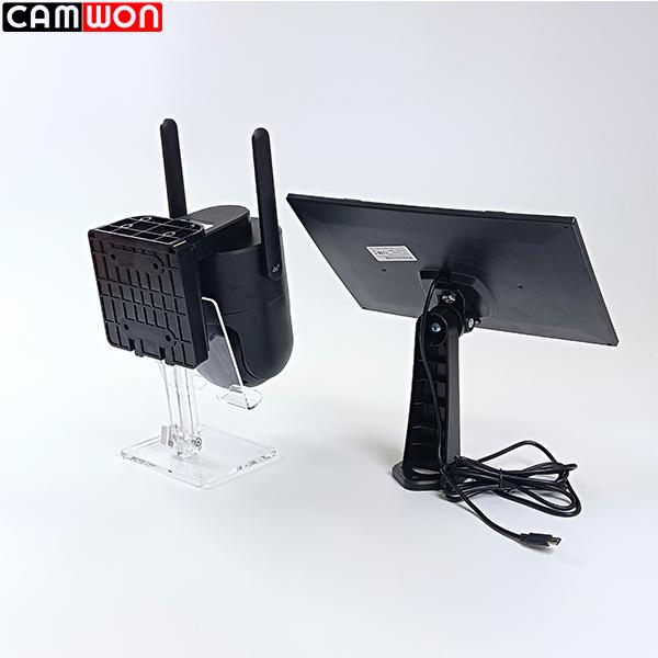 Quality 3MP HD AOV Security Camera Waterproof PTZ Solar CCTV Camera With Solar Panel for sale