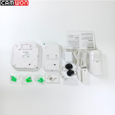 China 433MHz Smart Wireless Alarm System Alexa Google Home WiFi GSM Alarm System With APP Control for sale