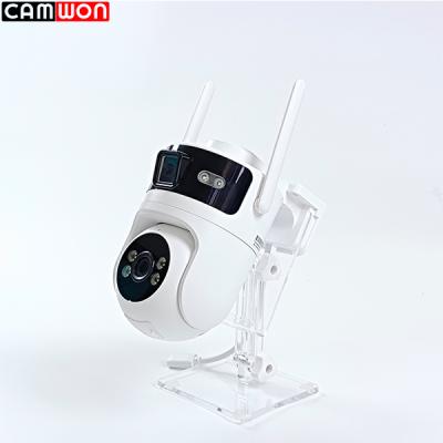 China Dual Lens HD Wireless PTZ Surveillance Camera Full Color WiFi Smart Home Outdoor Camera for sale
