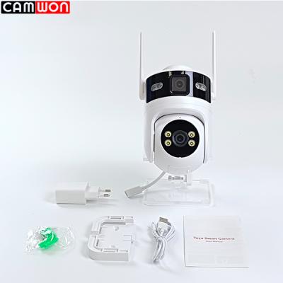 China Motion Detection Multiple Lens Camera 8MP 4K Outdoor WiFi Security Camera SD And Cloud Storage for sale