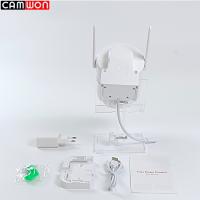 China 8MP 4K Outdoor WiFi Security Camera Dual Lens Motion Detection 128GB SD Cloud Storage for sale