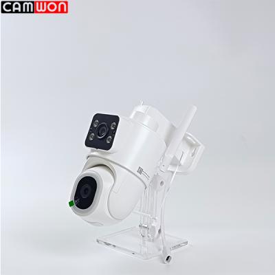 China 6MP Home Outdoor Wireless Surveillance Camera Tuya Dual Lens CCTV WiFi Security Camera for sale