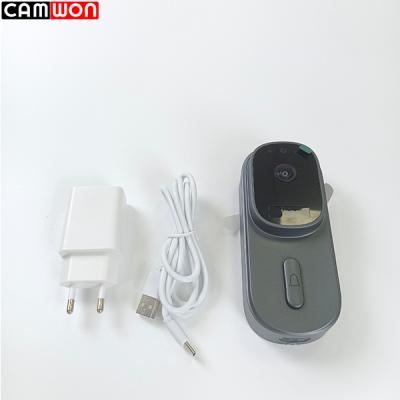 China Tuya Smart Video Doorbell DC AC Battery Powered 1080P 2MP Pixel WiFi Wireless Doorbell for sale