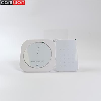 China 433mHz Tuya Smart Alarm GSM Wireless Home Security Alarm System With PIR Detector Sensors for sale