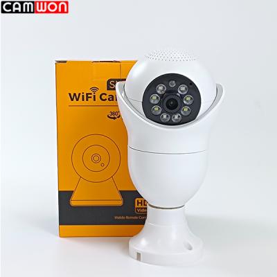 China Tuya WiFi 3MP Surveillance Smart Security Camera Light Bulb With E27 Socket Human Tracking for sale