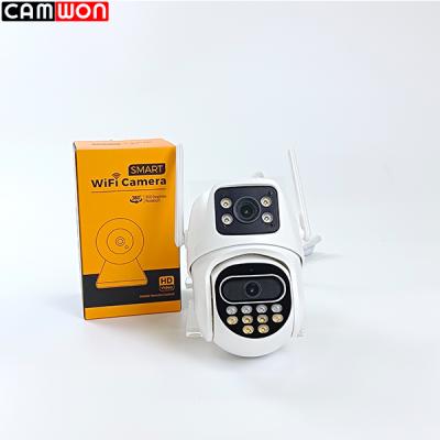 China ICsee 6MP Dual Lens Camera Wireless PTZ CCTV Security Cameras Wifi Network Camera for sale