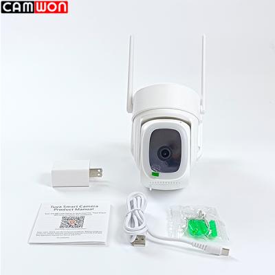 China Tuya Outdoor WiFi Camera 360 Degree Pan Tilt Zoom Camera 2K 2.4Ghz for sale