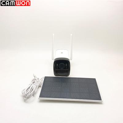 China 15M Night Vision Outdoor Solar Security Camera 5200mAh Battery Powered Outdoor Camera 2MP for sale