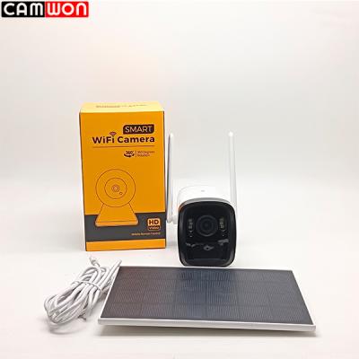 China 2MP Wireless Outdoor Security Camera IP66 Waterproof Solar Powered Security Camera With Wide Angle Lens for sale