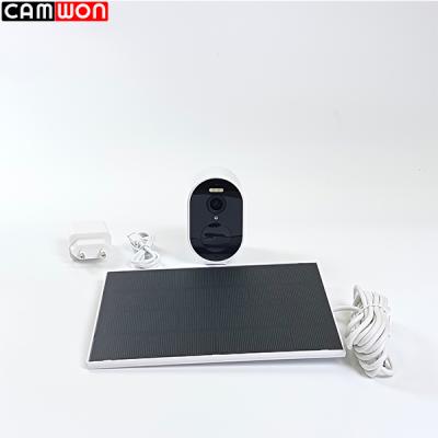China BLE WiFi Mini Camera 2K 120 Degree Wide Angle Camera IP65 With Siren Light Alarm for sale